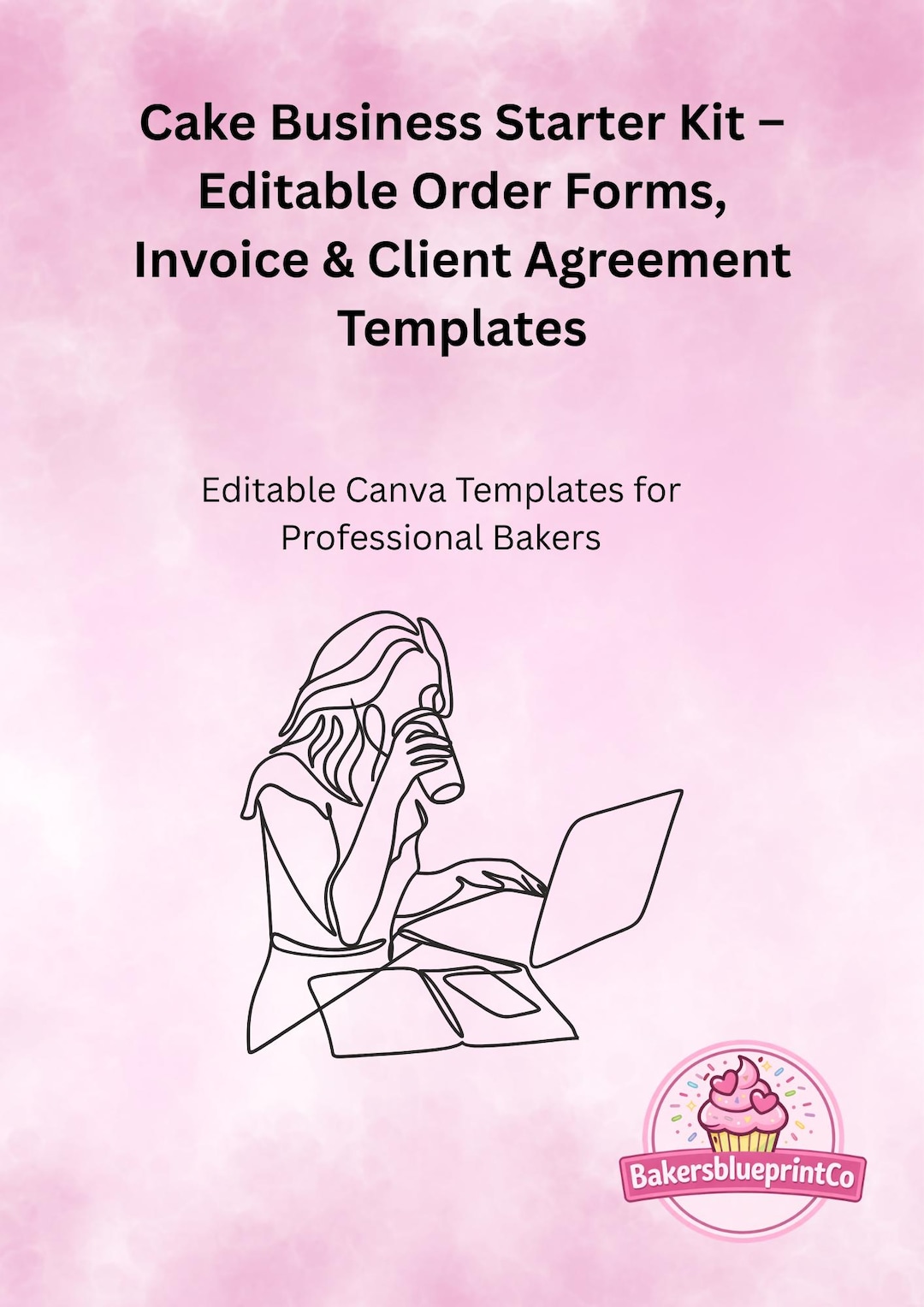 Ultimate Time Saving Cake Business Bundle, Editable Cake Order Form ...
