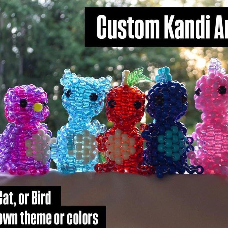 Kandi Animals - Etsy