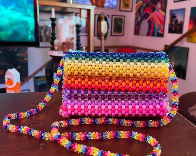 Large Custom Kandi Bag - Beaded Purse - Etsy Canada