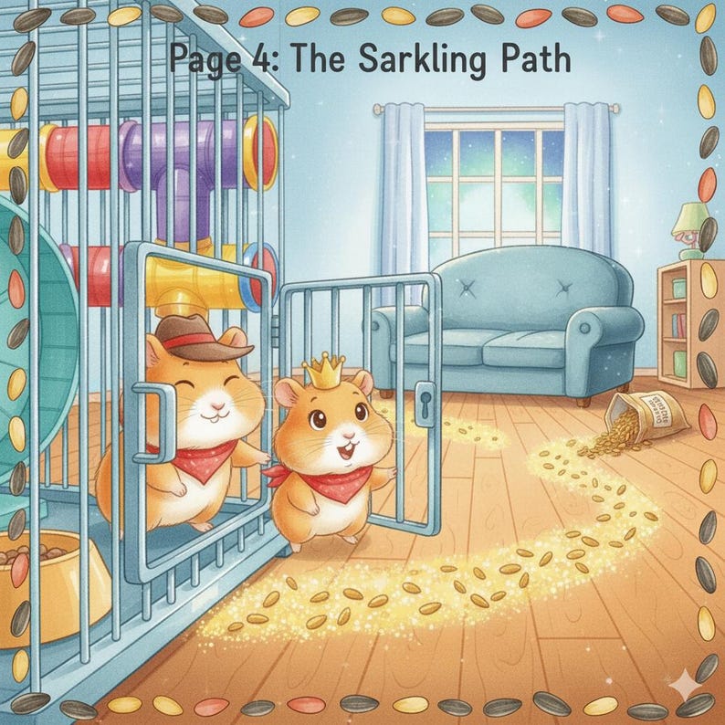 Hamster Adventure Storybook: Max & Queen Toddler Tale (digital Download ...