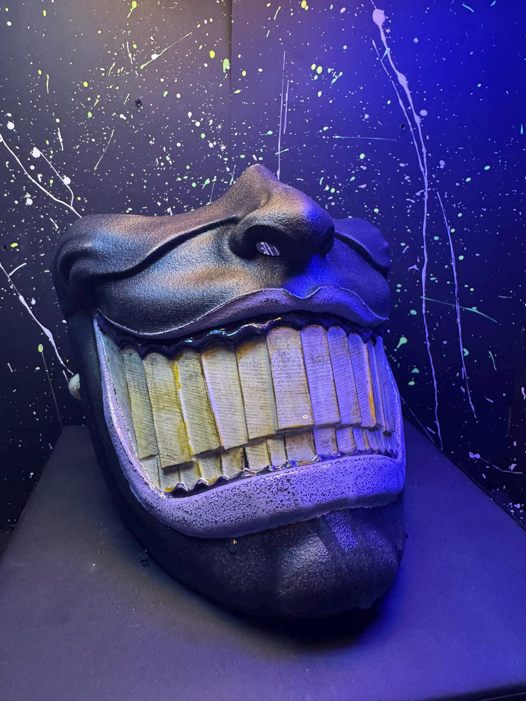 Realistic Horror Mask | Dripping Mouth | Hand Painted | Black Phone ...