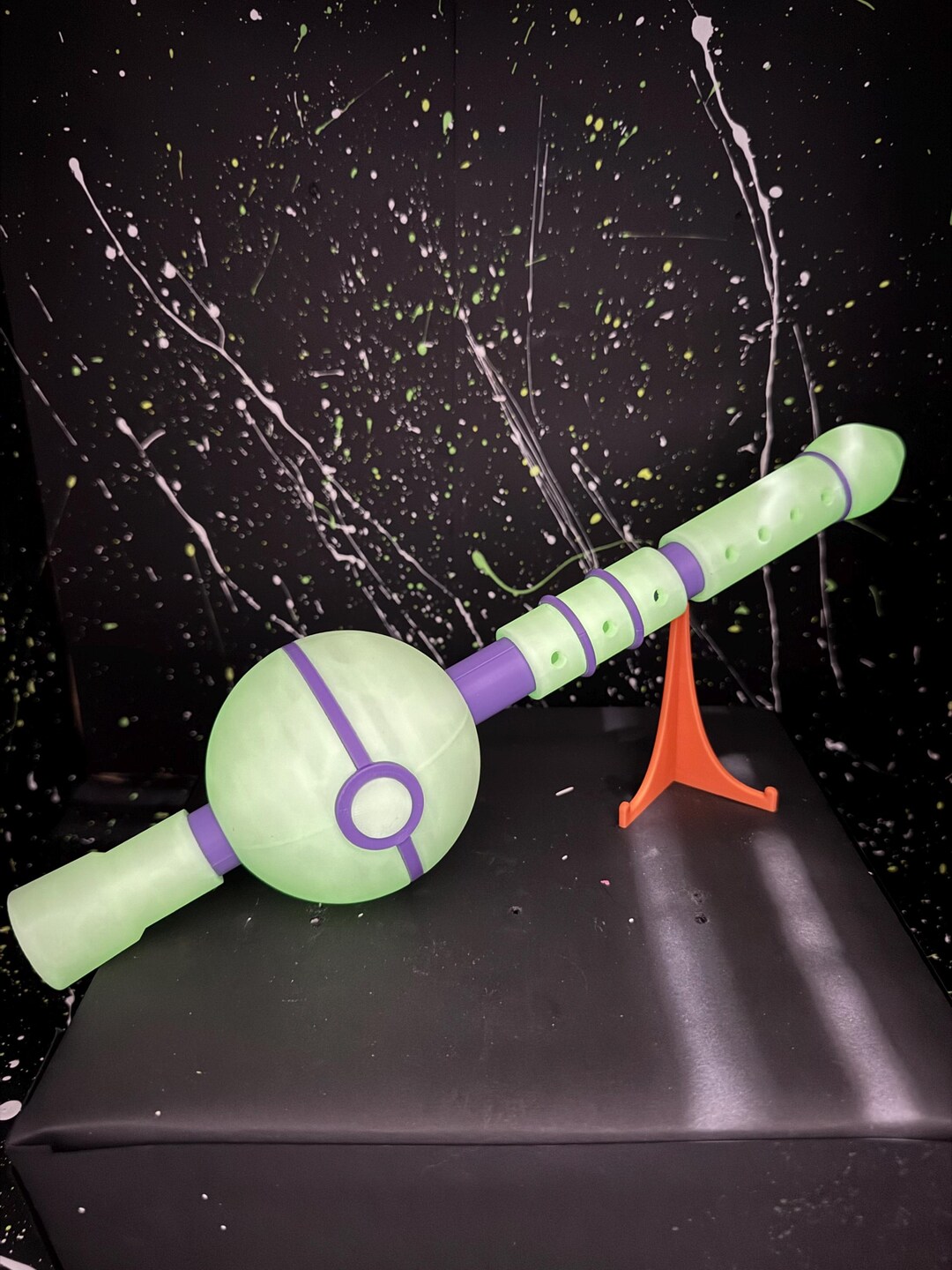 3D Printed Poke Flute | Glow in Dark| Cosplay Gear | Cosplay Prop ...