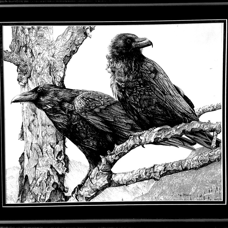 Two Old Crows - Etsy