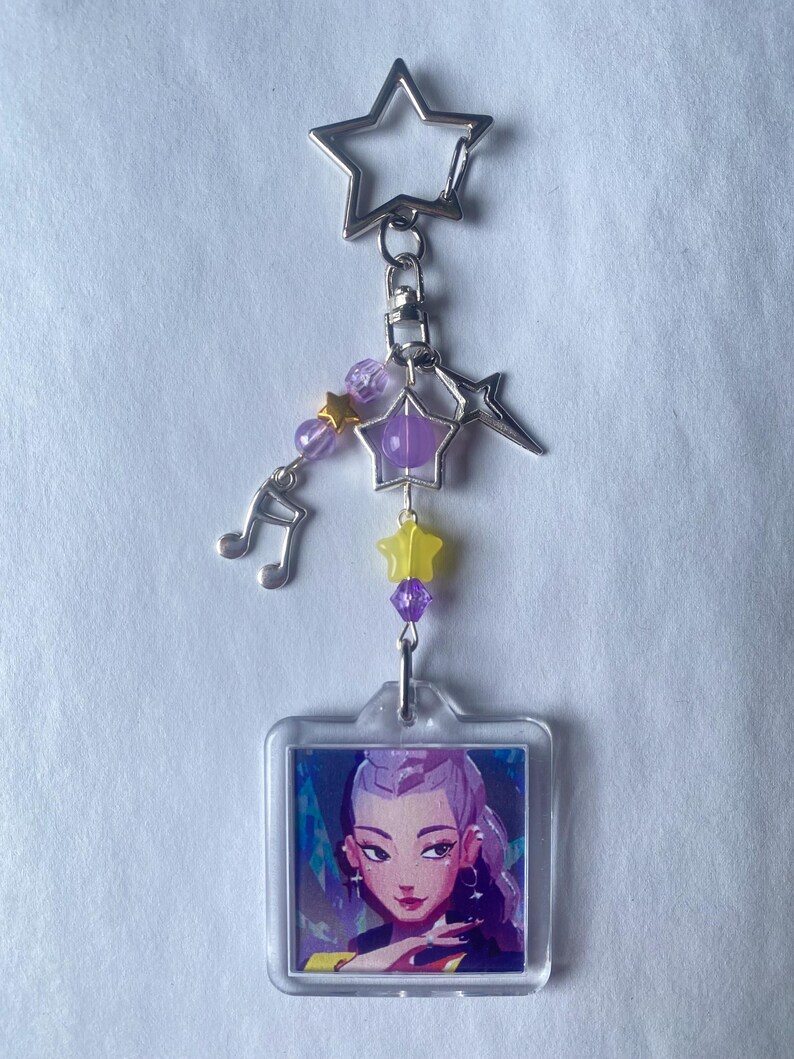 Huntrix Photo Keychains | Kpop Demon Hunter Inspired Keychains - Etsy