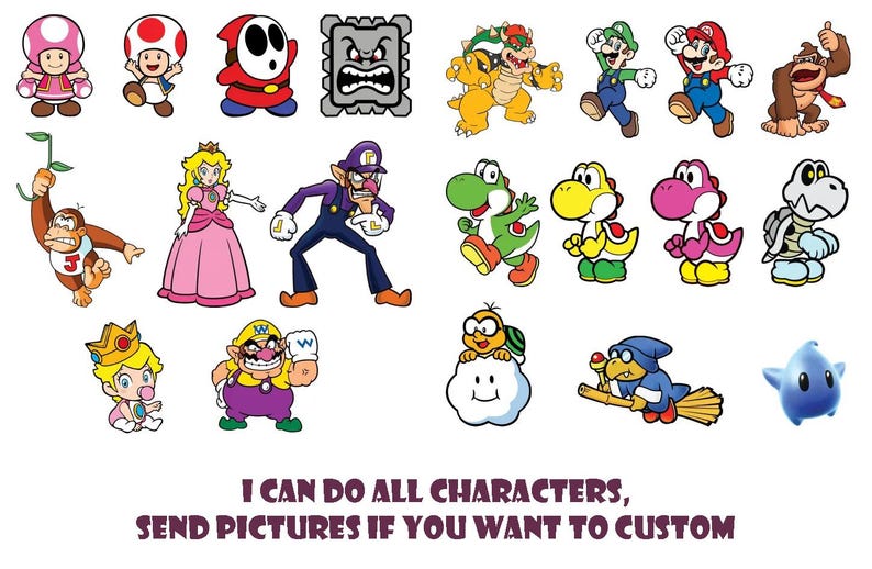 Custom Bowser Super Mario Baseball Jersey, Nintendo Fan Gift - Etsy