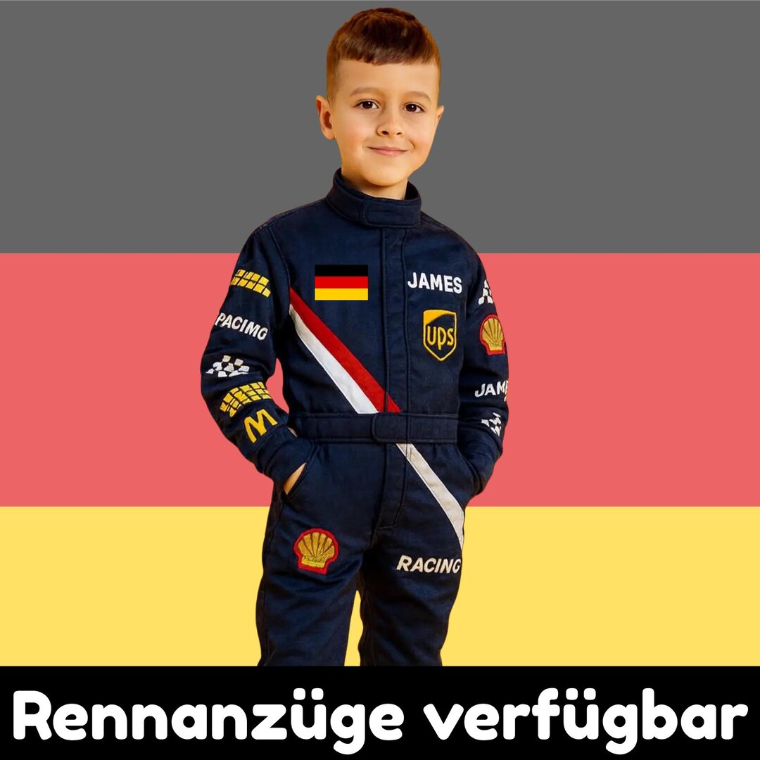 Custom Formula 1 Costume for Kids | Personalized F1 Racing Outfit ...