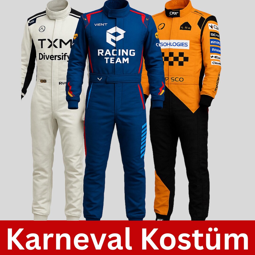 Formula 1 Racing Suit | Custom Handmade F1 Costume With Personalization ...