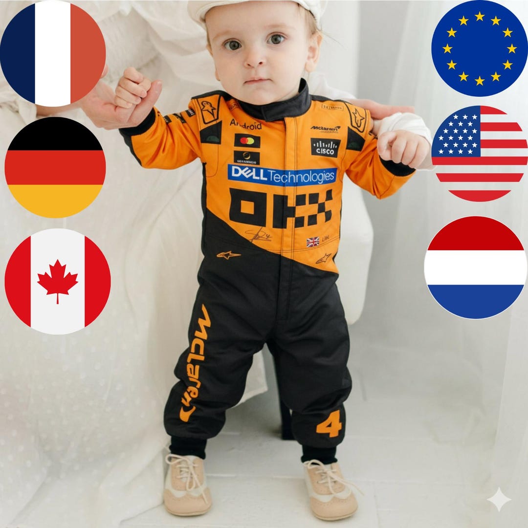 Custom Formula 1 Costume for Kids | Personalized F1 Racing Outfit ...