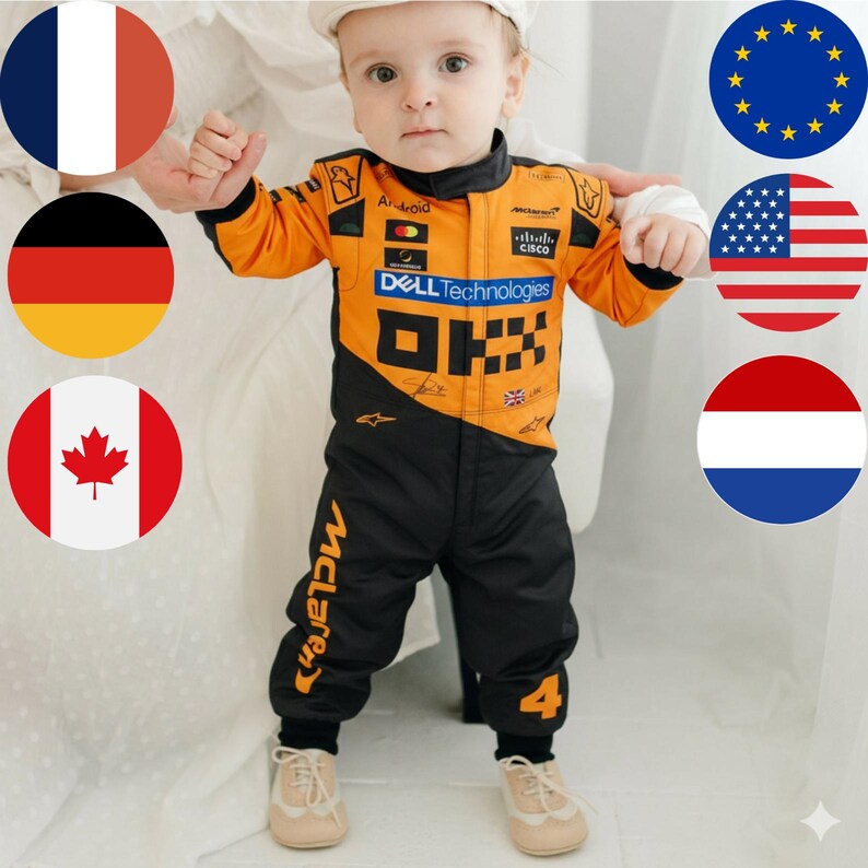 Kids Formula 1 Racing Costume | Handmade Personalized F1 Outfit - Etsy