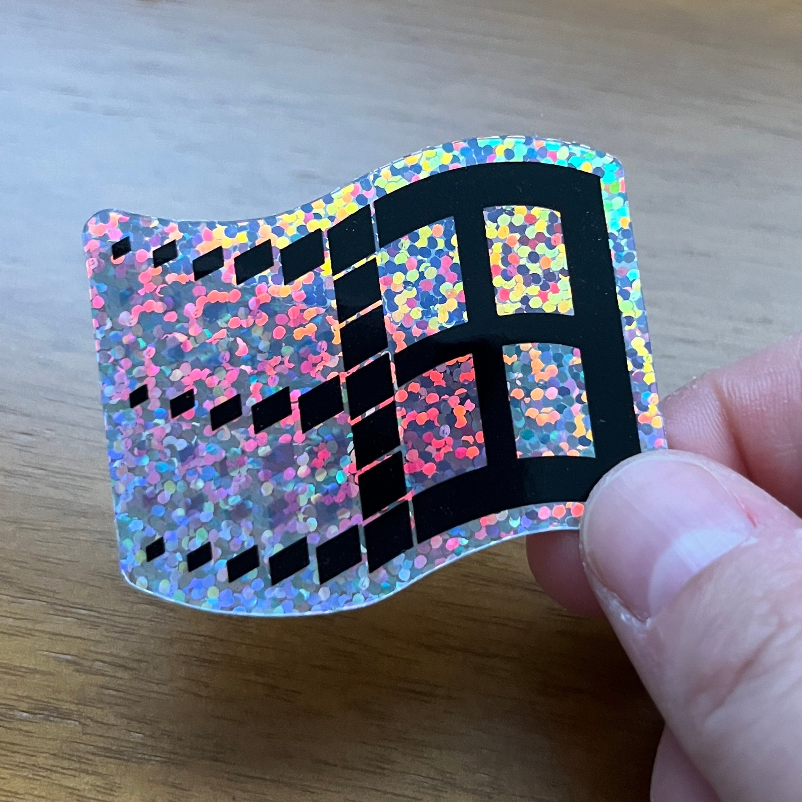 Pastel Glitter Windows 95 Sticker - Etsy