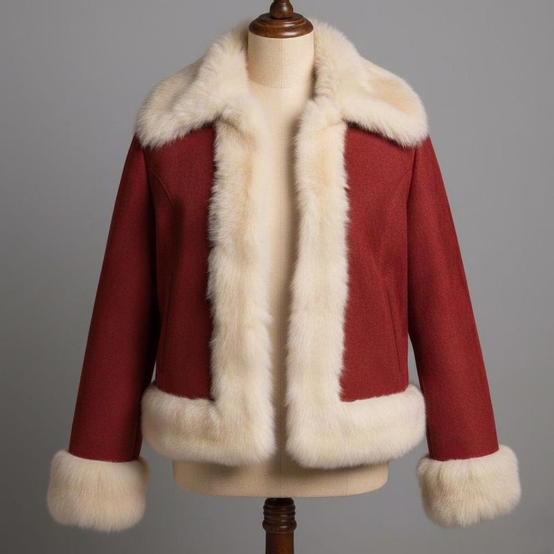 Crop Red Fox Jacket - Etsy