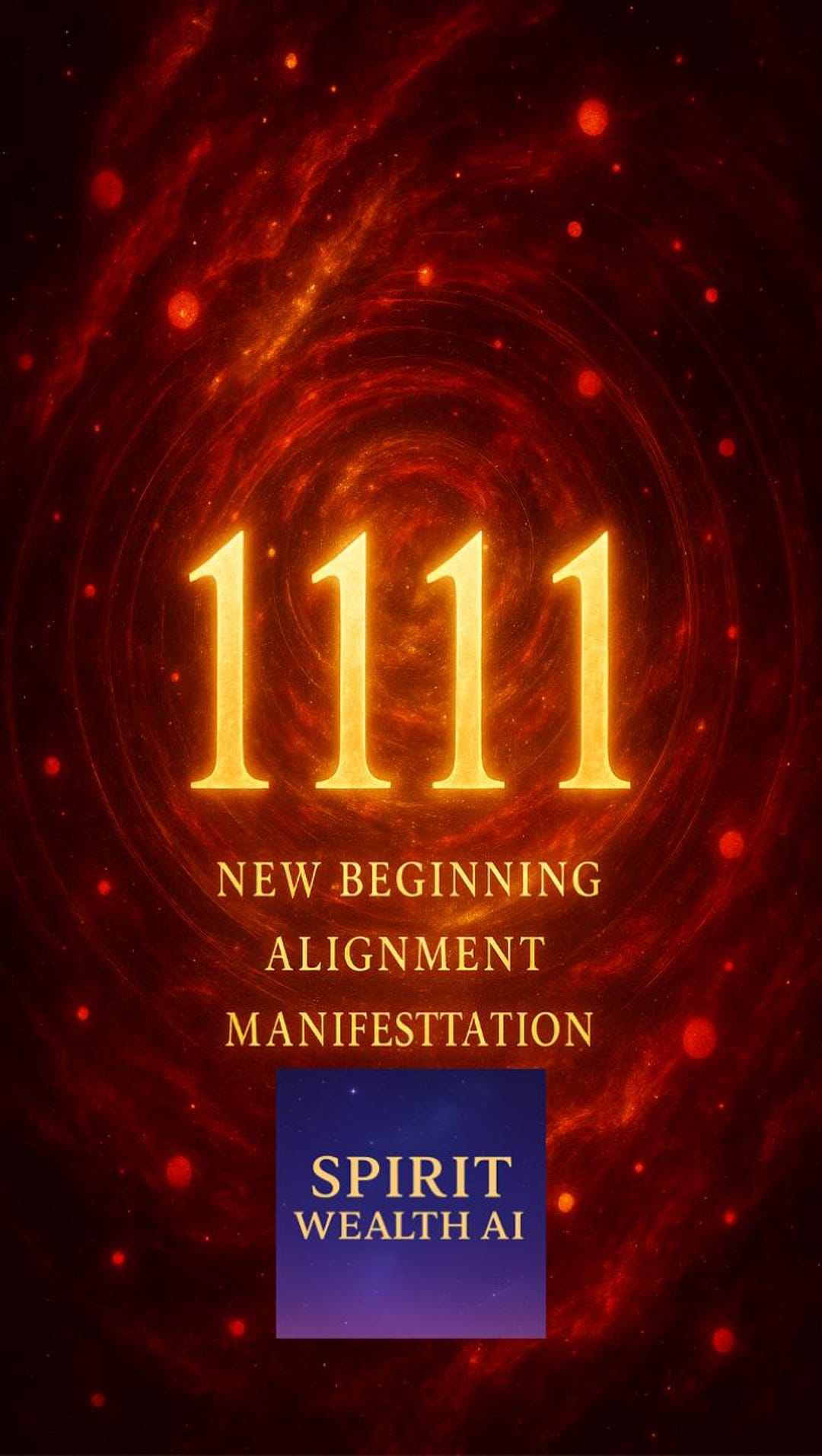 1111 Angel Number Phone Wallpaper: Red, Black & Gold (digital Download ...
