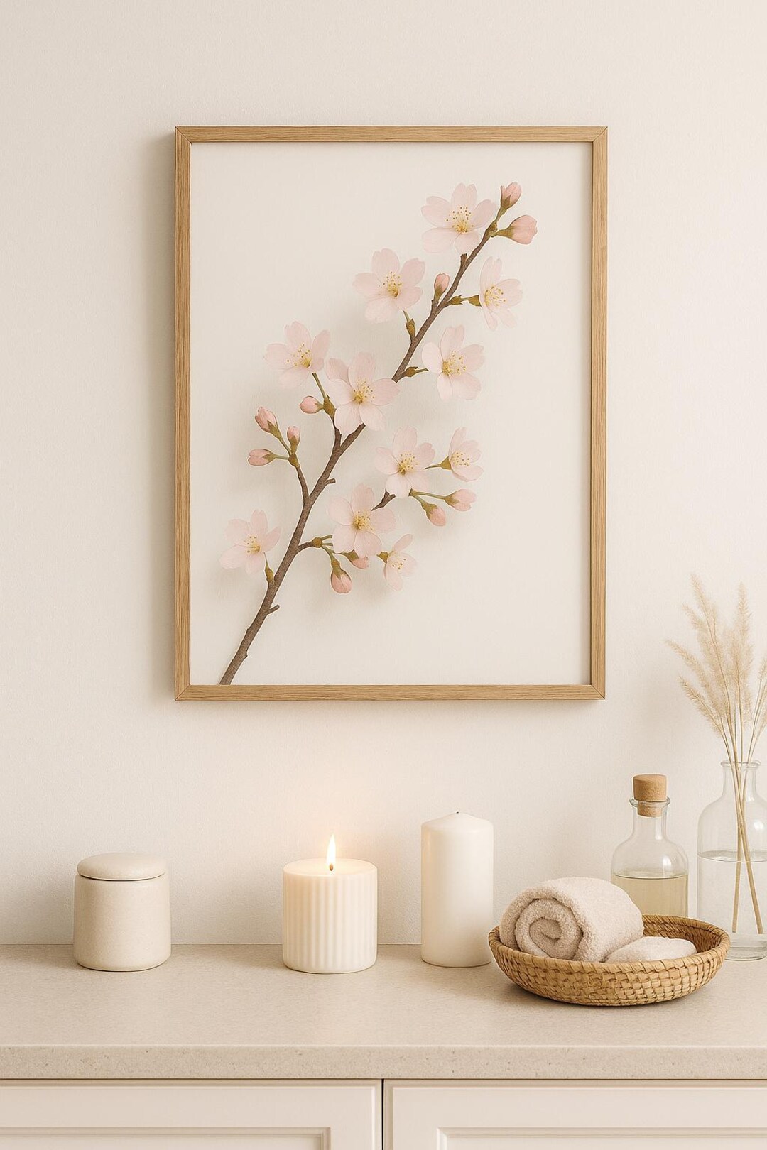 Cherry Blossom Wall Art Print – Digital Download (5 Sizes) - Etsy