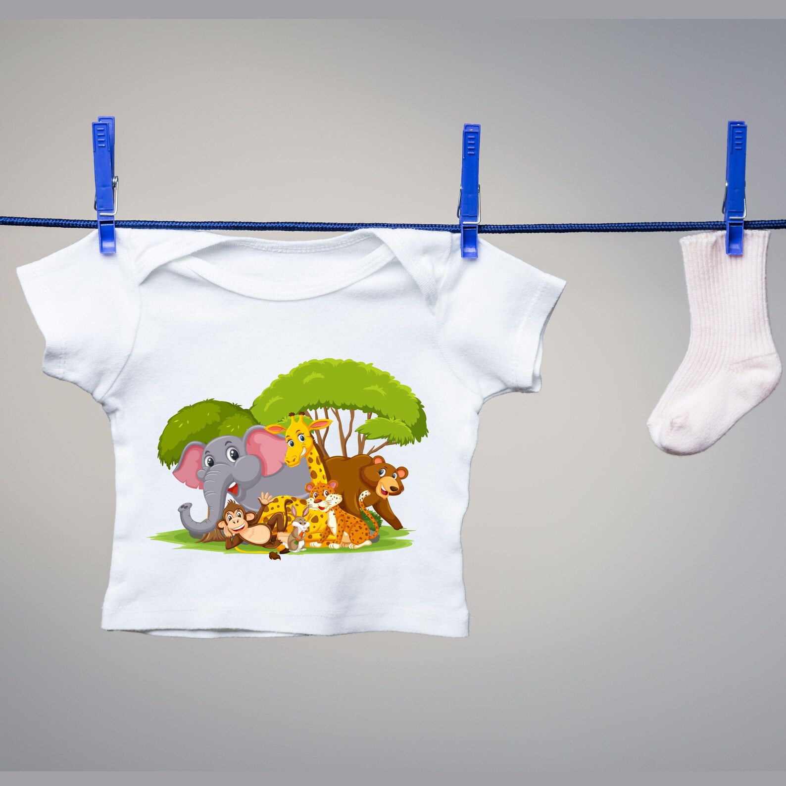 Safari Animals SVG Bundle, Safari Animals Layered Svg, Jungle Animals ...