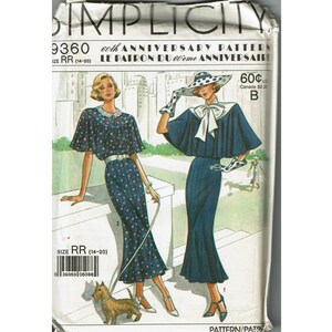 Uncut Simplicity Pattern 9360 60th Anniversary Sewing Pattern Size 6-12 ...
