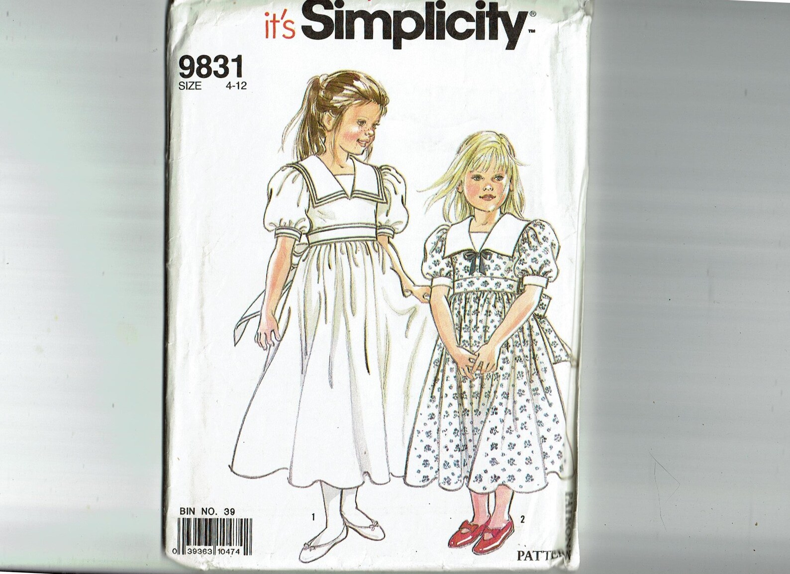 Girls Sizes 4-12 Uncut Sewing Pattern Dress It's so Easy - Etsy