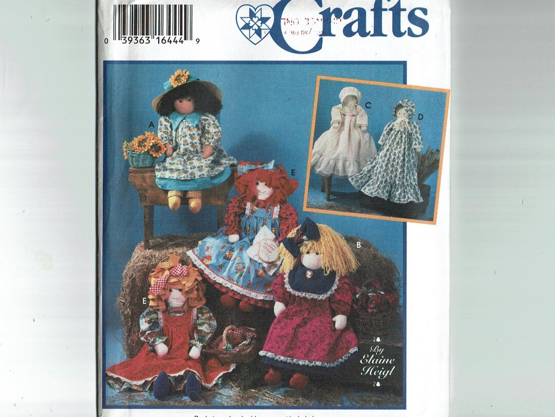 Doll and Clothes 22" UNCUT Sewing Pattern Simplicity Crafts 9354 - Etsy