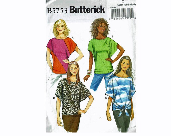 Mccall's 8325 / 11554 UNCUT Sewing Pattern Tops Size XS-S-M and Lrg Xlg ...