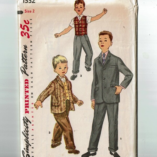 Boys Jacket Pattern - Etsy