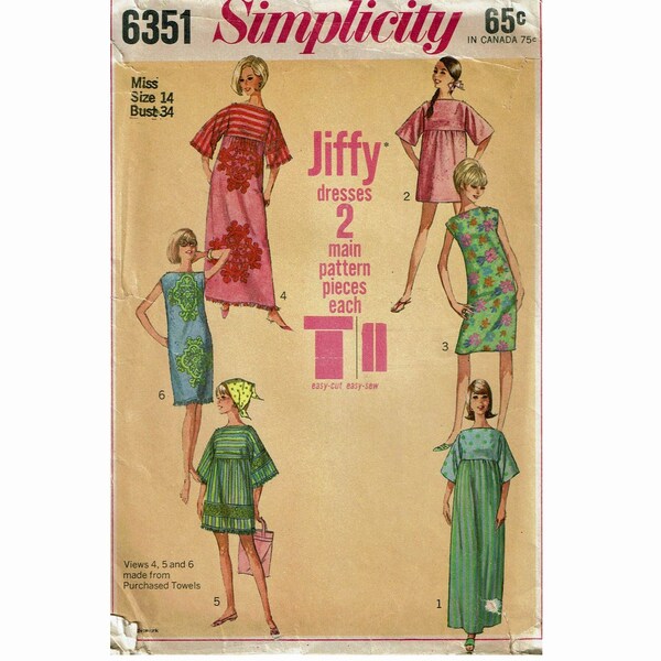 1960s Muumuu Pattern - Etsy