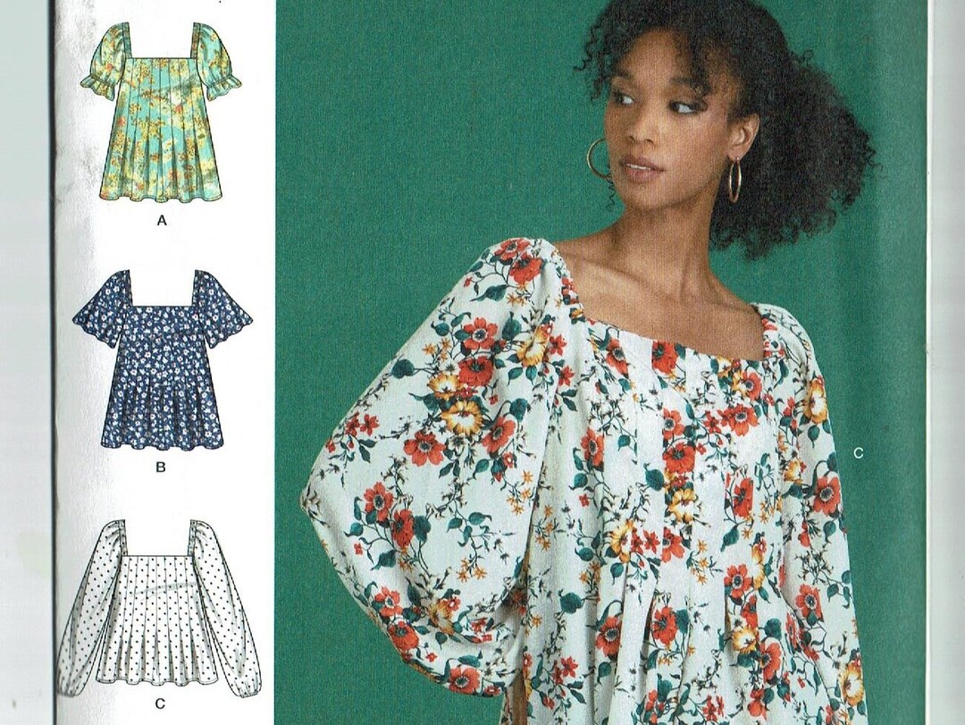 Simplicity Blouse Sewing Pattern UNCUT Simplicity 9452 Sizes 6-14 & 16 ...