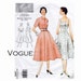 Vogue Vintage 2267 Model 1954 Original Design Dress With Bolero Jacket ...