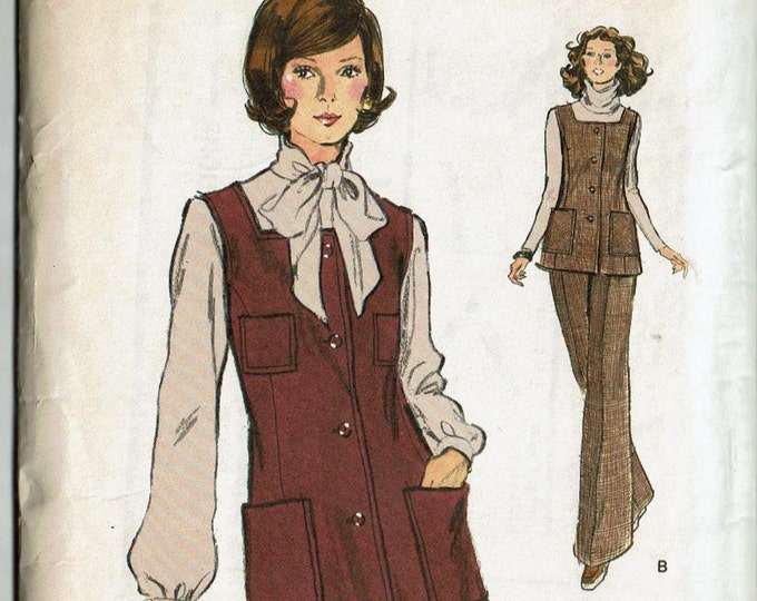 70s Very Easy Vogue 8712 Size 14 Bust 36 Uncut Vintage Sewing Pattern ...