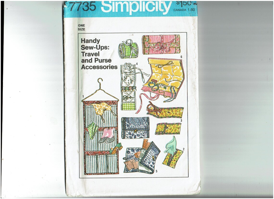 UNCUT Sewing Pattern Simplicity 7735 Accessories Handy Sew-ups - Etsy