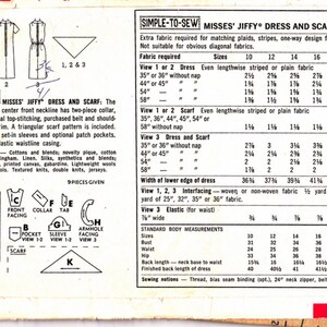 Simplicity 7116 From 1967 Sewing Pattern Size 10 or Size 16 Misses ...