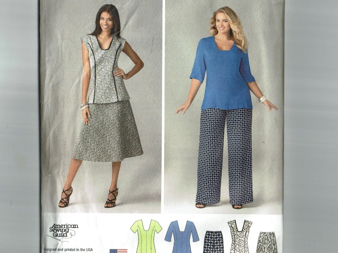 Uncut Sewing Pattern Simplicity 1431 Dress, Tunic, Pants and Skirt ...