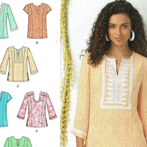 Tunic Sewing Pattern Simplicity 1461 Sizes 10-18 & 20W-28W Bust 32 1/2 ...