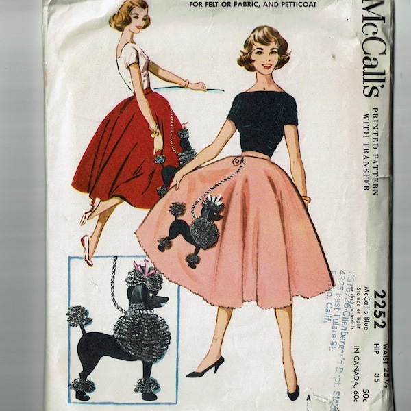 50s Poodle Skirt - Etsy
