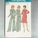 1970s Blouse Top, Skirt and Wide-leg Pants Simplicity 6854 Size 12 or ...