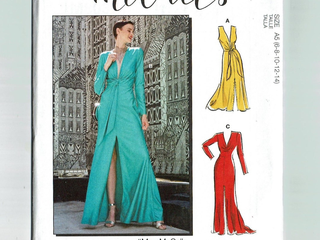 UNCUT Sewing Pattern Special Occasion Dresses Mccall's 8037 Size 6 -14 ...