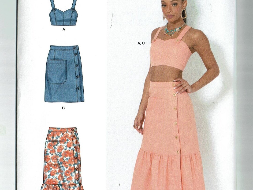 UNCUT Sewing Pattern Simplicity 9552 11457 Size 6 -14 or 16 -24 Top and ...