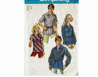 70s Very Easy Vogue 8712 Size 14 Bust 36 Uncut Vintage Sewing Pattern ...
