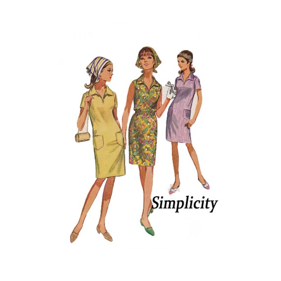 Simplicity 7116 From 1967 Sewing Pattern Size 10 Miss Jiffy | Etsy