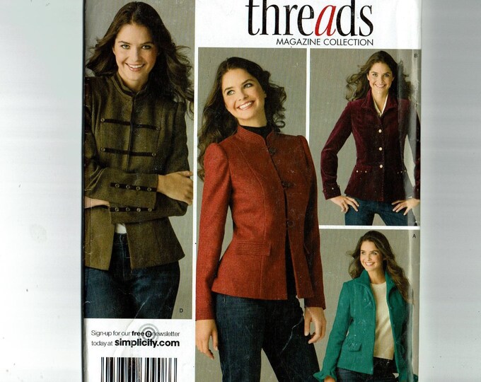Jacket UNCUT Sewing Pattern Sizes 8 10 12 14 16 or 16 18 20 22 24 ...
