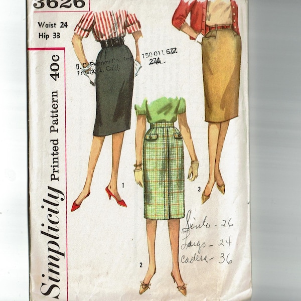 1 Yard Skirt Pattern - Etsy