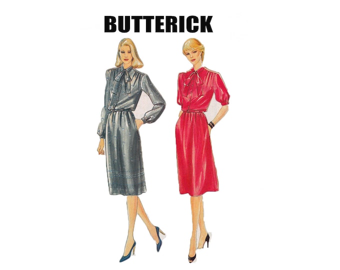 Womens Western Shirt Vintage Sewing Pattern Size 8 Butterick 3543 - Etsy