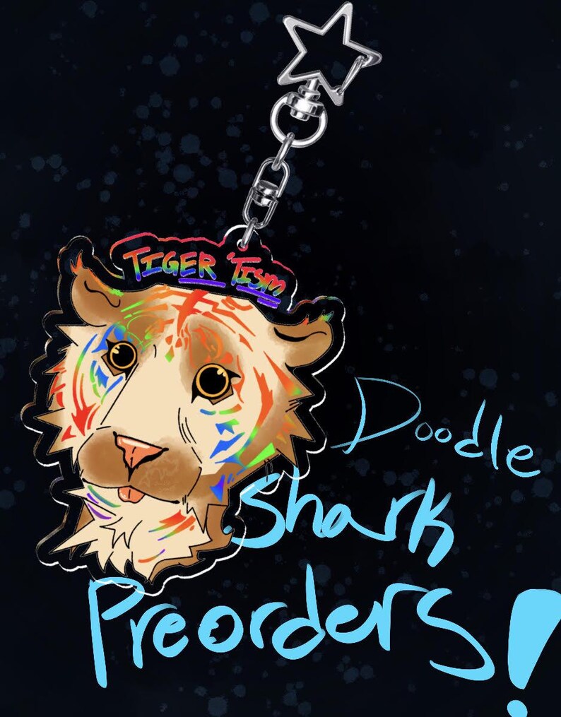Autism Tiger "tiger 'tism" || Preorder || Acrylic Keychain, Vinyl ...