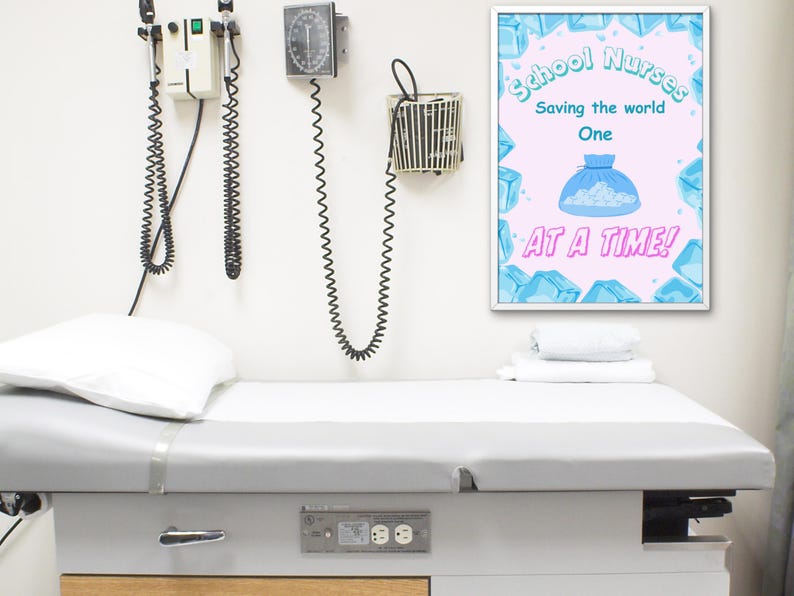 School Nurse Ice Pack Print: Appreciation Gift, Clinic Decor (PDF Files ...