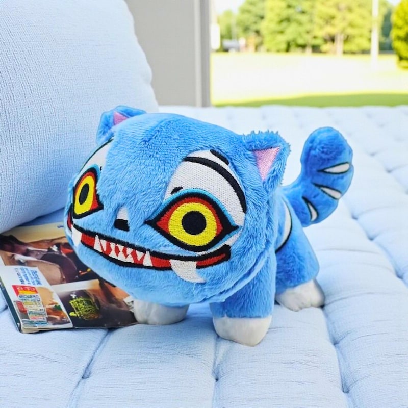 Kpop demon hunters demon cat plush - Etsy.de
