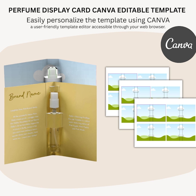 Sample Vial Card - Etsy