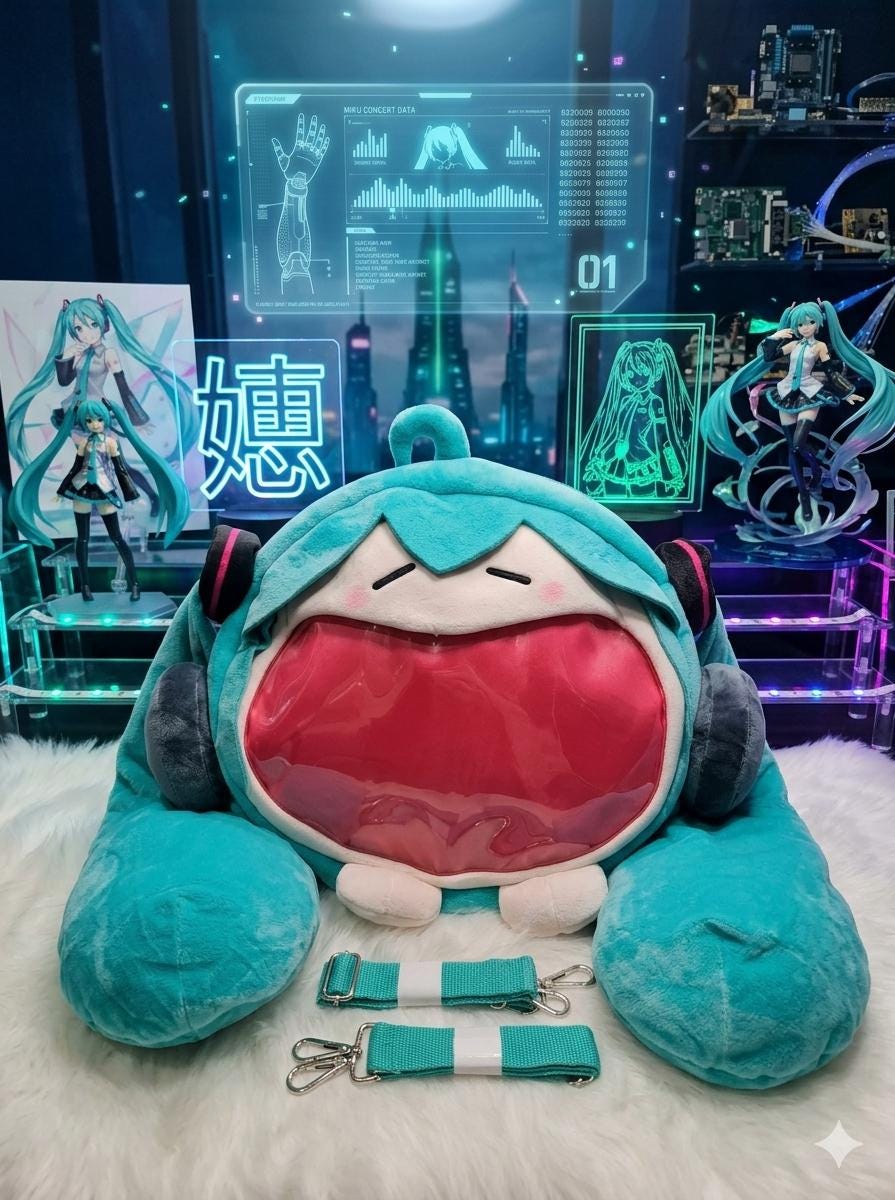 AUTHENTIC Adjustable and Vocaloid Ita Bag- Crossbody, Backpack, Totebag ...