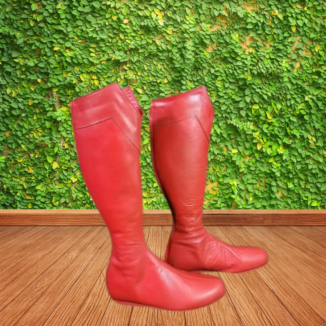 Daredevil Leather Long Boots, Marvel Shoes, Billy Club Deop Shoes ...
