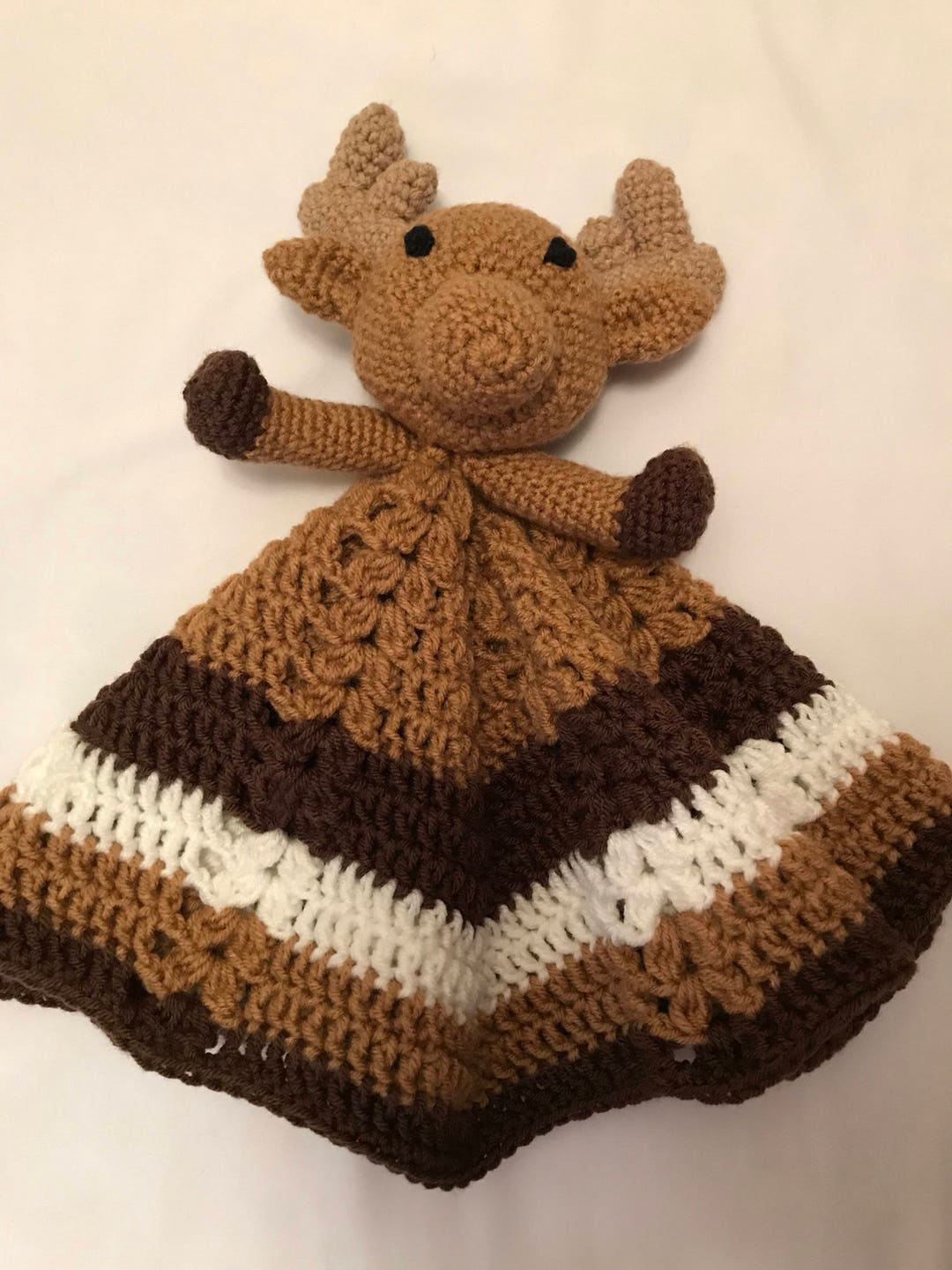 Crochet Moose Lovey - Etsy