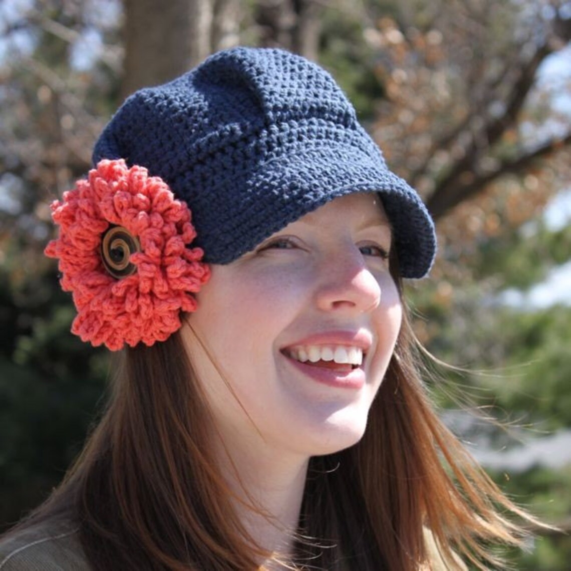 Big Button Interchangeable Flowers - Crochet Pattern - Permission to ...