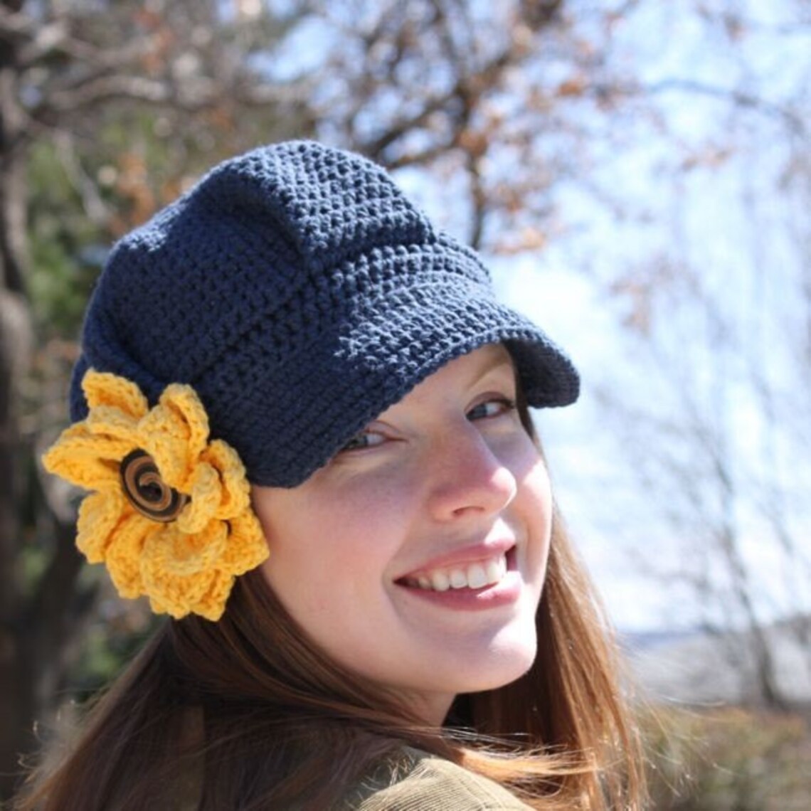 Big Button Interchangeable Flowers - Crochet Pattern - Permission to ...