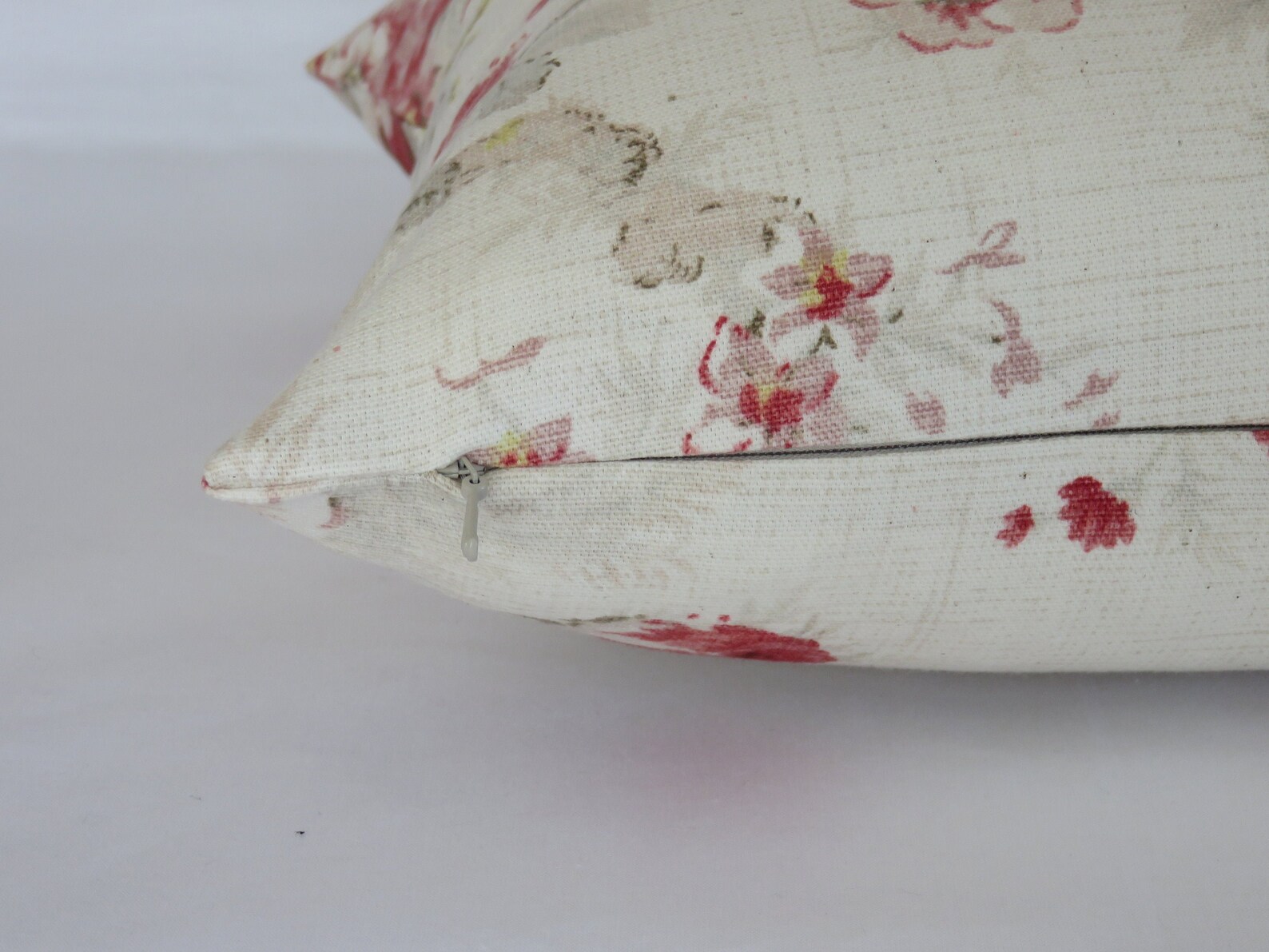 Waverly Norfolk Rose Pillow Cover, 17" Square, Farmhouse Floral in ...